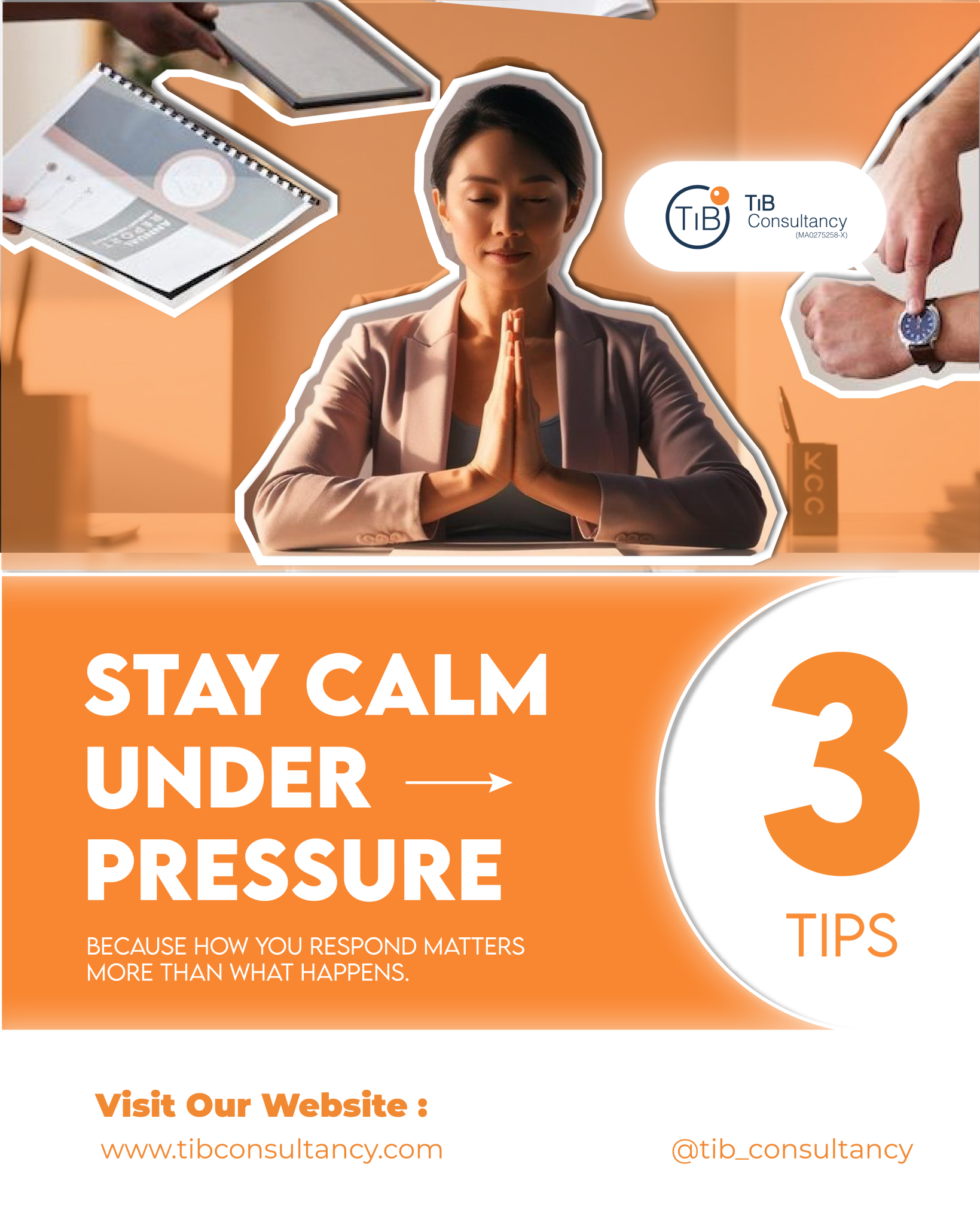 Stay Calm Under Pressure: 3 Tips to Perform with Clarity at Work